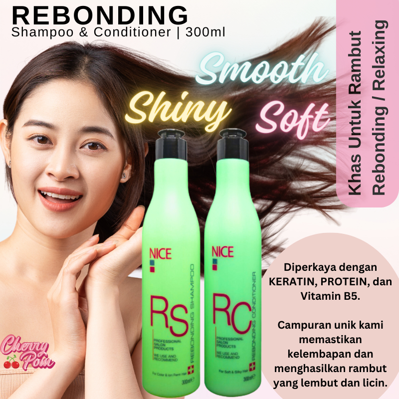 Rebonding Keratin Protein Shampoo Conditioner 300ml ( Buatan Malaysia ...