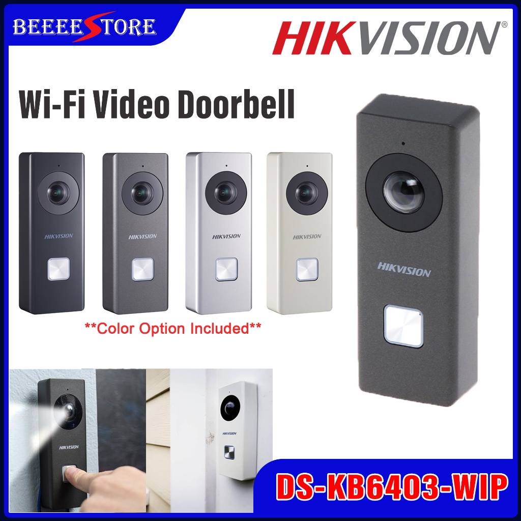 HIKVISION DS-KB6403-WIP 2MP Intercom Wi-Fi Video Doorbell | Shopee Malaysia