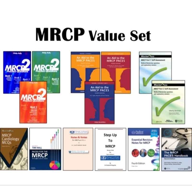 MRCP notes part 1 part 2 question bank | Shopee Malaysia