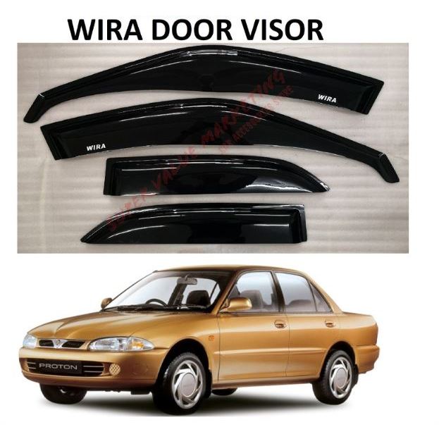 Proton Wira Injection Door Visor 4", 3", 2" (1 Set 4 Pcs) | Shopee Malaysia
