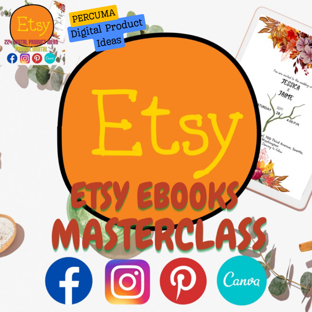 ETSY EBOOKS MASTERCLASS MURAH KELAS ETSY MASTERCLASS | Shopee Malaysia