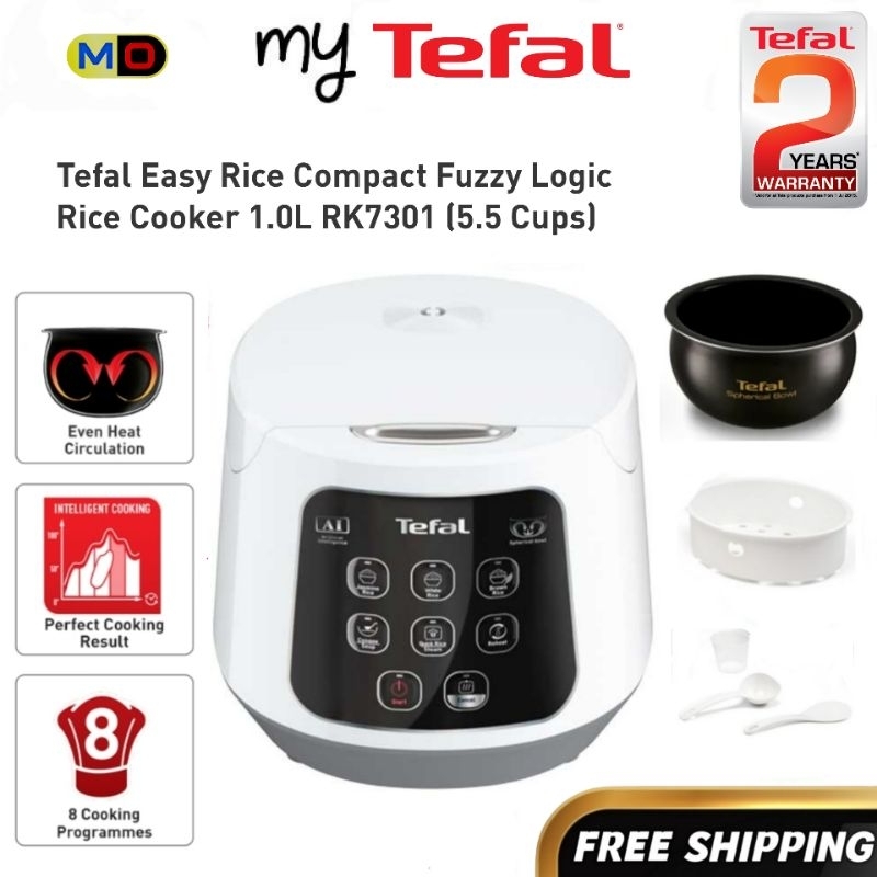 [ Bubble Wrap ] Tefal Easy Compact Al Smart Rice Cooker 1.0L (6 Cups)RK730 RK7301 Baby Porridge ...