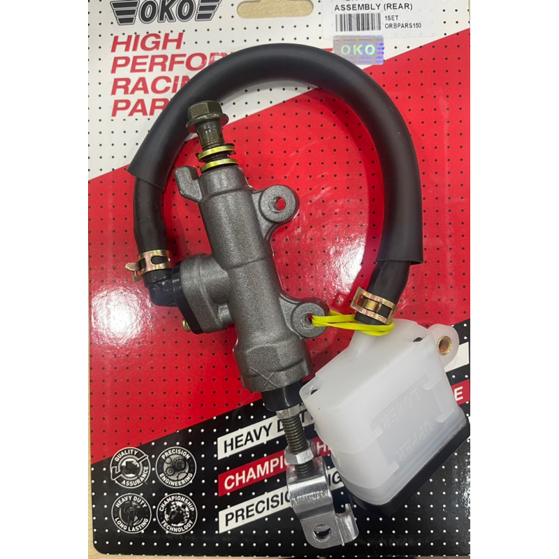 OKO HONDA RS150 RSX150 REAR BRAKE MASTER PUMP ASSY (WITH BRAKE FUEL ...
