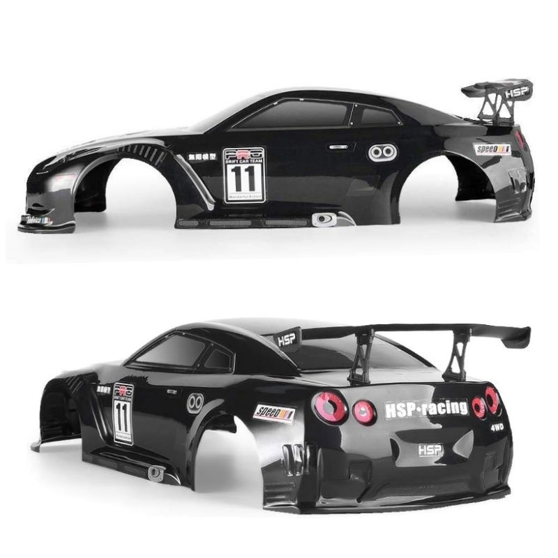 hsp flyingfish Nissan GTR R34 body shell black | Shopee Malaysia