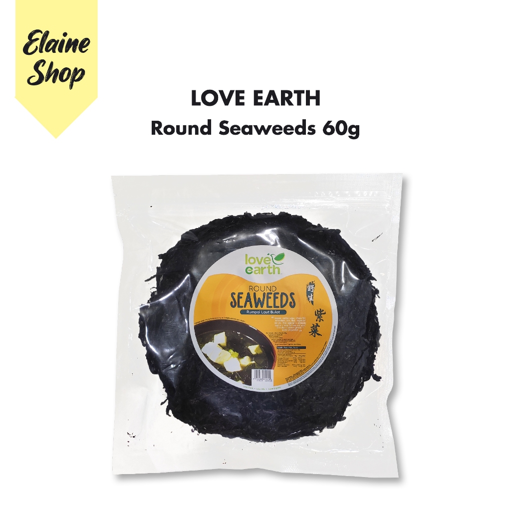 Love Earth Round Seaweeds 60g Rumpai Laut Bulat Seaweed | Shopee Malaysia