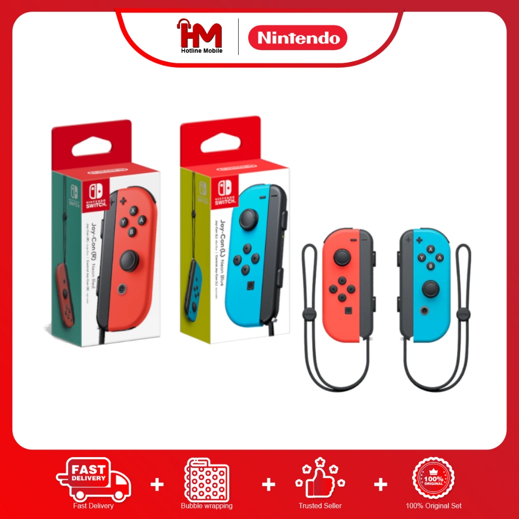 Nintendo Switch Joy-Con Controller (Blue-L / Red-R) | Shopee Malaysia