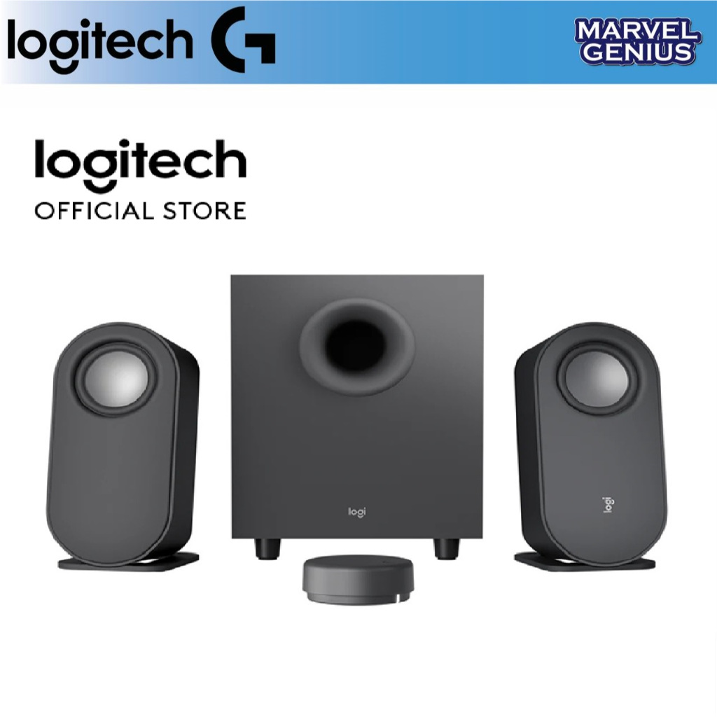 LOGITECH Z407 Bluetooth Computer Speakers with Subwoofer and Wireless ...