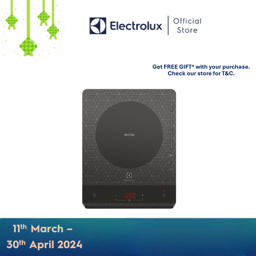Electrolux Portable Tempered Glass Induction Cooker with Pot and ...