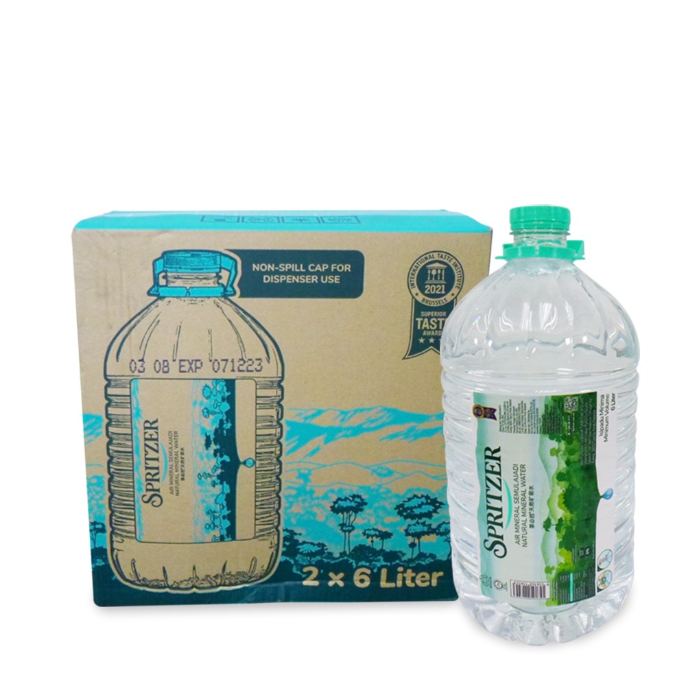 SPRITZER MINERAL WATER - 2 X 6L | Shopee Malaysia