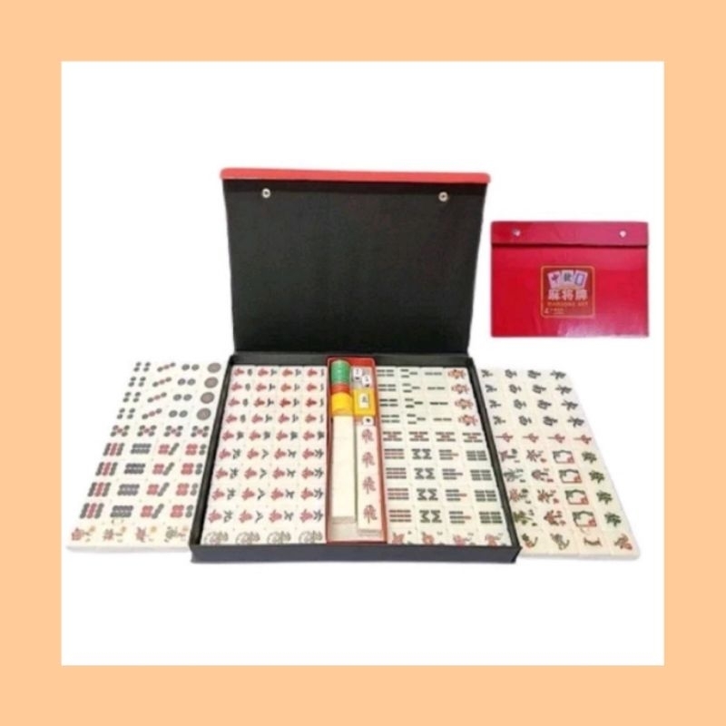 [Ready Stock] HICOOK 4 Players Mahjong Traditional Chinese Tile Game 4 ...
