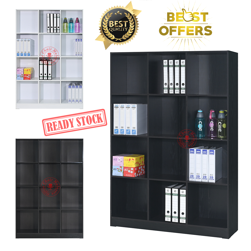 [15mm Thicker] Bookshelf 12 cube 15 cube / File Rack / Storage File ...