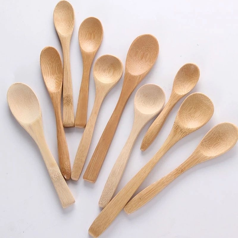 🔥Ready Stock🔥Natural Bamboo Wooden Spoon Teaspoon Coffee Kitchen ...