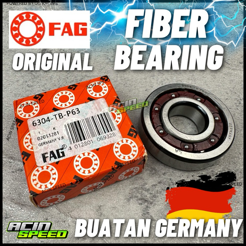 FAG Bearing 6205 6304 6204 63/22 C3 Bearing Racing Germany TB P6 C3 ...
