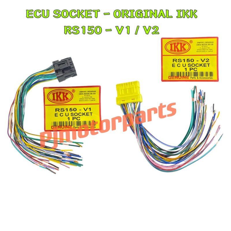 HONDA RS150 V1 V2 ( 100% ORIGINAL IKK ) ECU SOCKET / RUMAH KEPALA HEAD ...