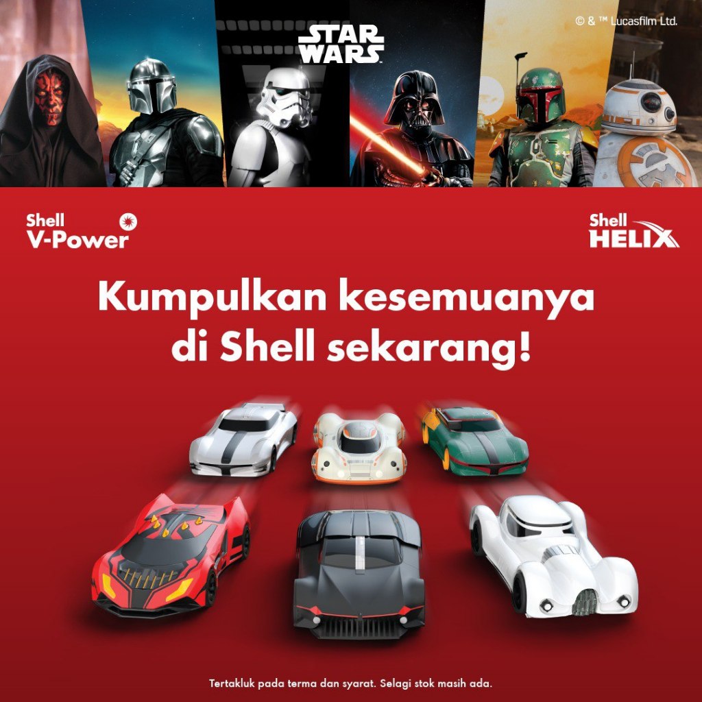 Shell Star Wars Racing Cars 2023 | Shopee Malaysia