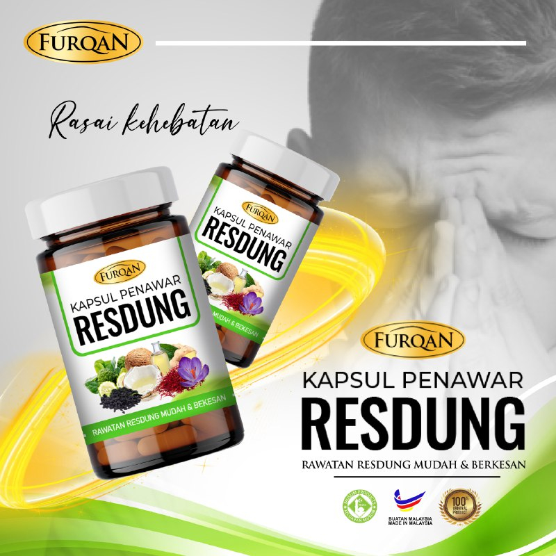 FREE SHIPPING‼ UBAT RESDUNG SINUS (HIDUNG BERAIR, BERSIN,GATAL MATA ...