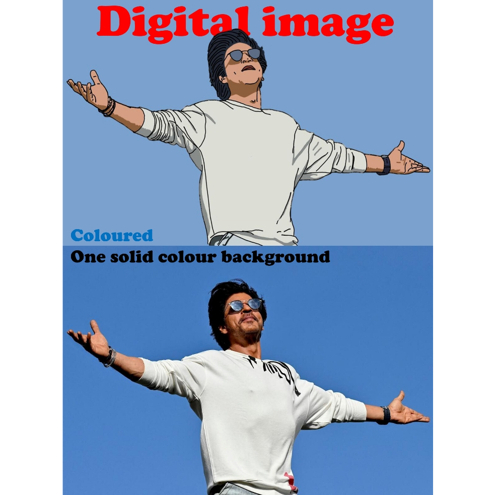 Lukisan digital (Softcopy) | Digital image | Portrait digital | Lukisan ...