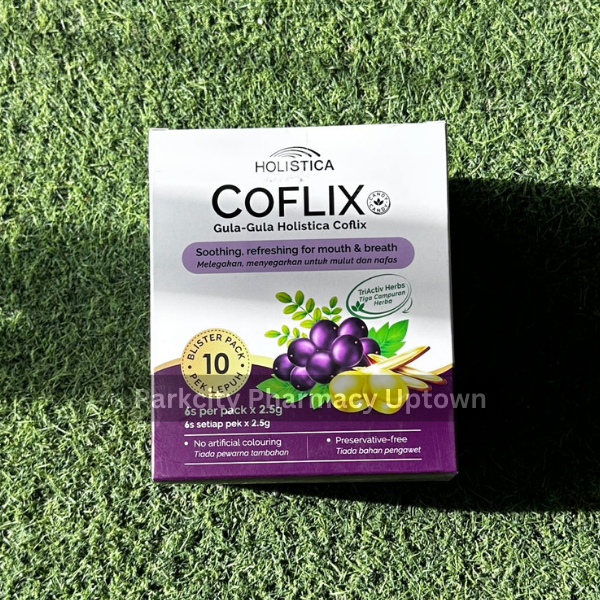 [ FREE GIFT ] Eldon Nutrition Holistica Coflix Lozenges with Ivy Leaf ...
