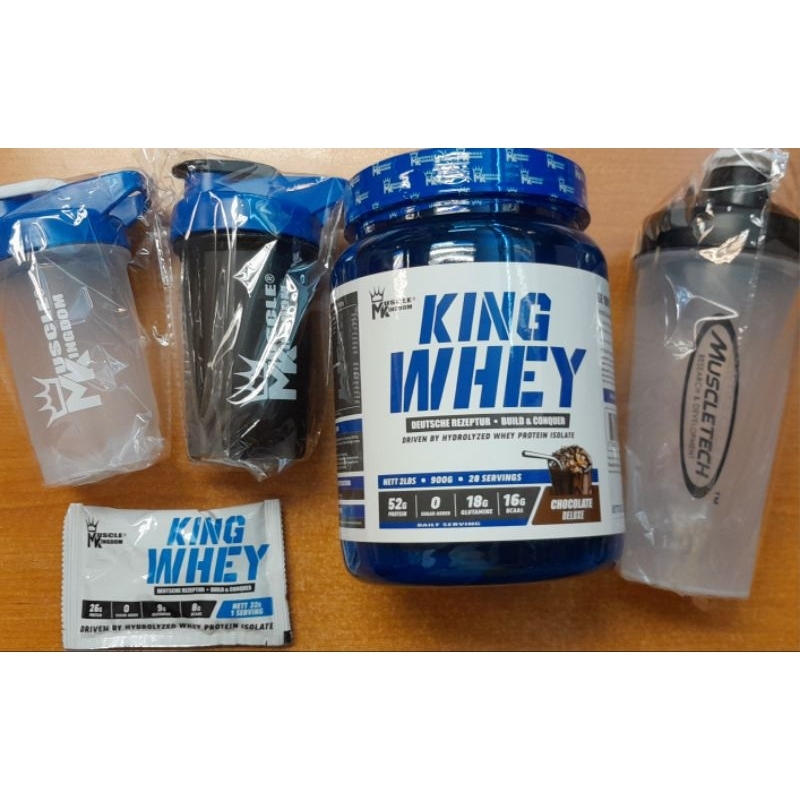🥳 FREE GIFT 🥳 Muscle Kingdom King Whey 2lb/900g, 28sv(New Packing!!) 0 ...