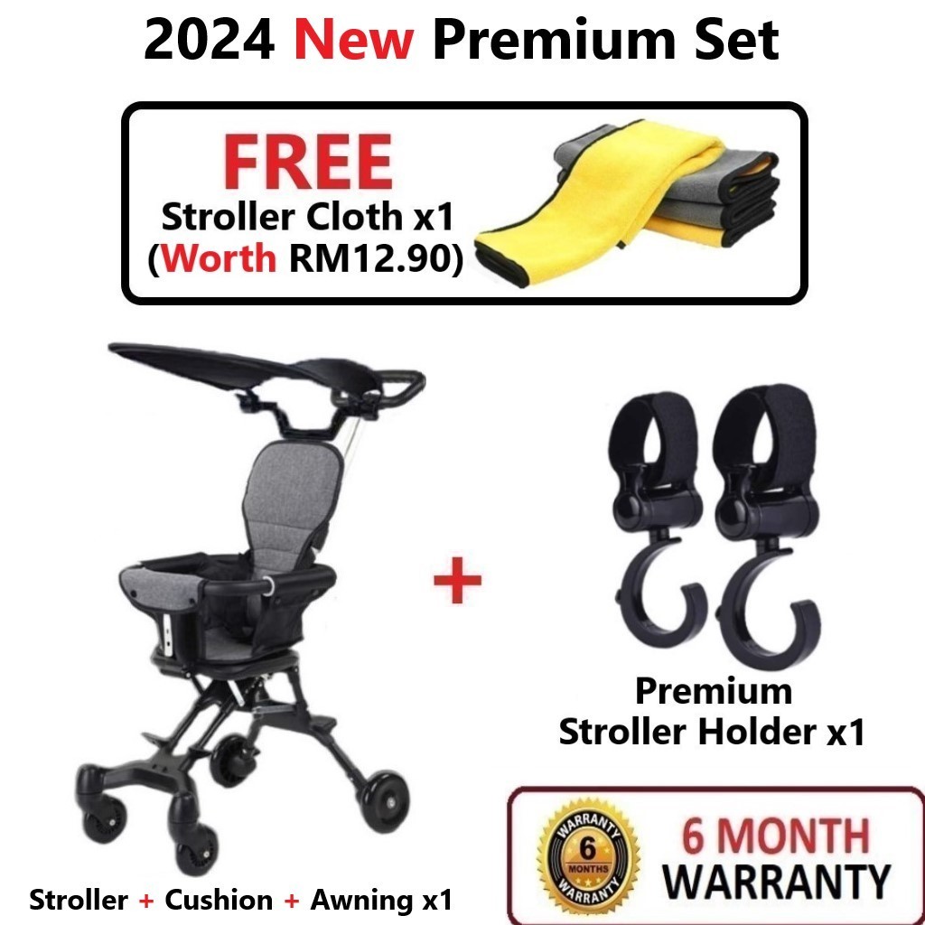 Foldable 2 Way Baby Stroller Magic stroller 4 wheels Ultra lightweight ...