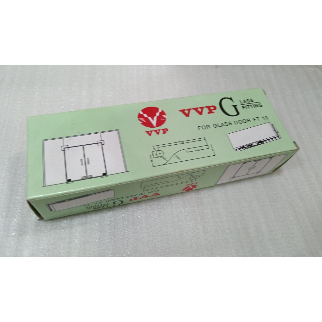 VVP FT10 Patch Bottom Patch FT10 glass clamp Bottom Glass Fitting Kaca pintu pengapit VVP 玻璃门夹 ...