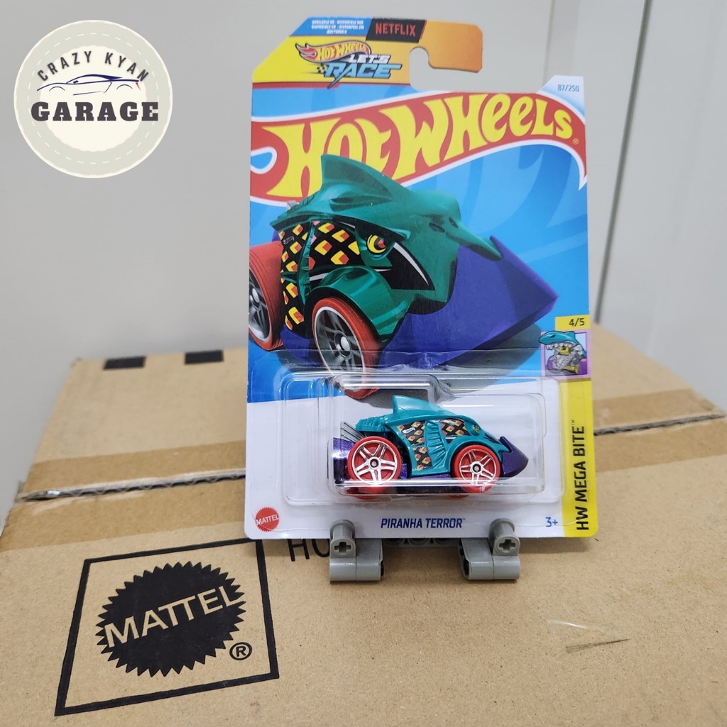 Hot Wheels Fantasy Piranha Terror Green Diecast Toys Car for Boys ...