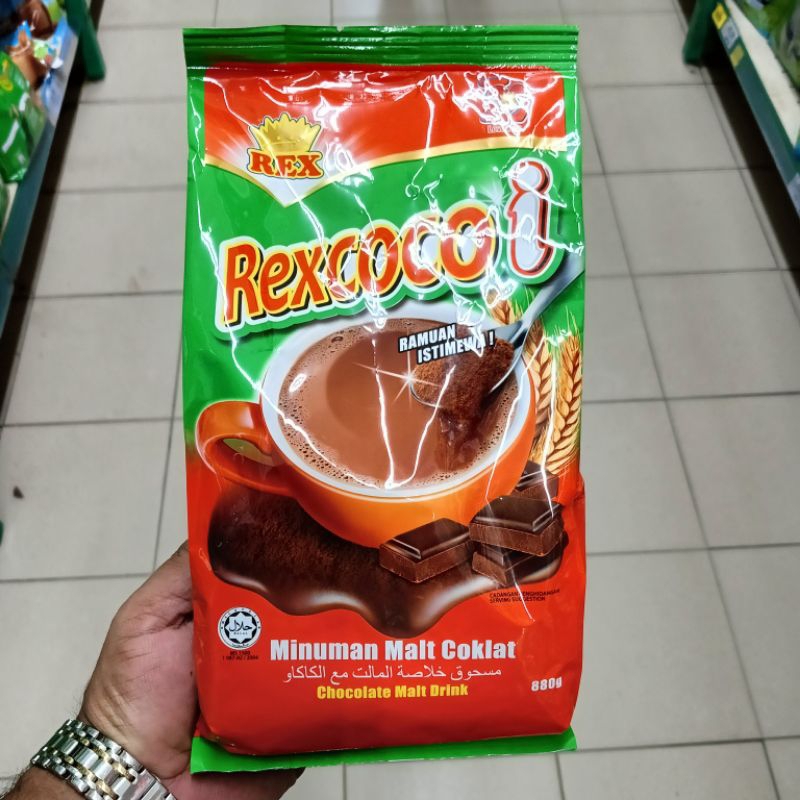 Chocolate Malt Drink Rexcoco Minuman Malt Coklat 880g | Shopee Malaysia