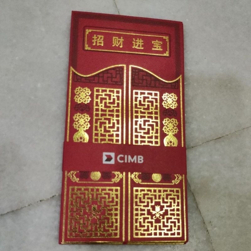 CIMB ang pow red packet 6pcs | Shopee Malaysia