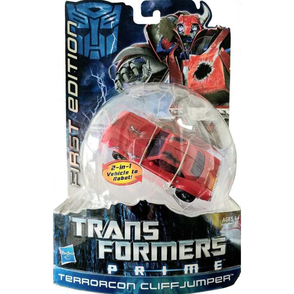Hasbro Transformers Prime Deluxe First Edition Terrorcon Cliffjumper ...