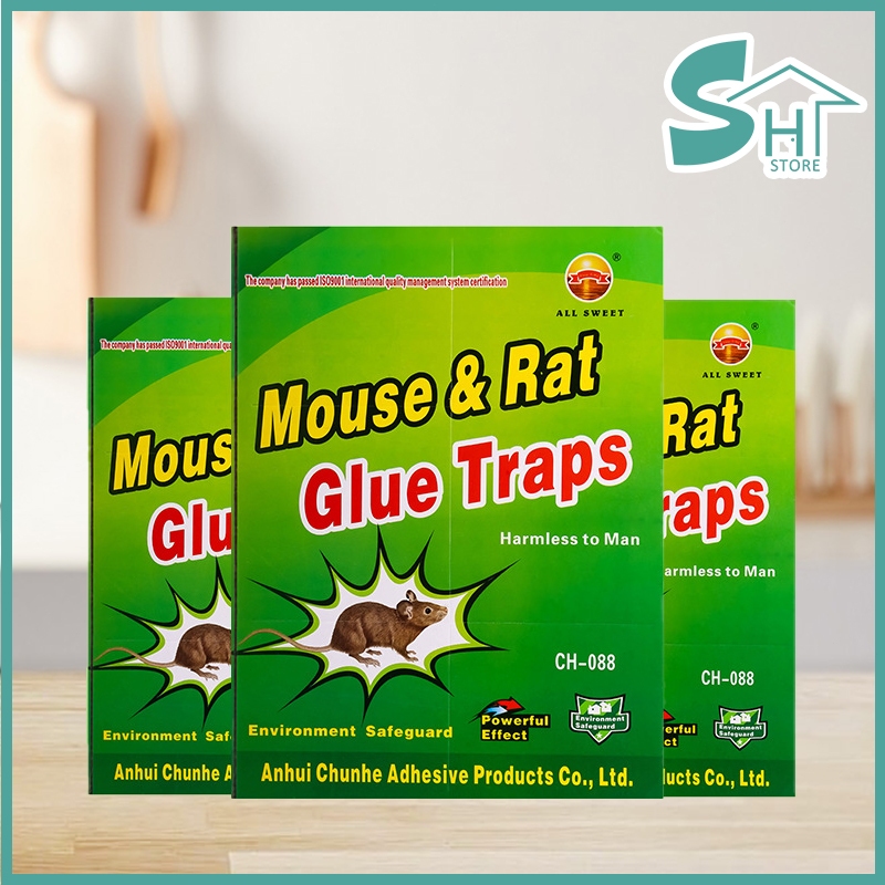 Super Glue Mouse Trap Snake Bugs Rat Mice Catcher Board Foldable Pest ...