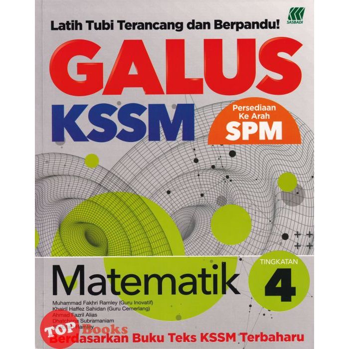 [topbooks Sasbadi] Galus Kssm Persediaan Ke Arah Spm Matematik