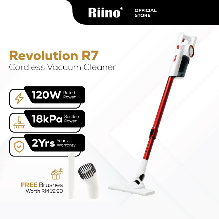 Riino Revolution R7 Ultra-Light Tanpa Wayar Pembersih Vakum BR7703L4N Cordless Vacuum | Shopee ...