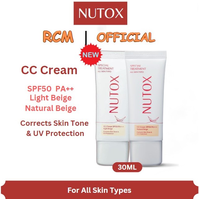 NUTOX YOUTH RESTORING CC CREAM SPF50 PA++ LIGHT BEIGE / NATURAL BEIGE ...