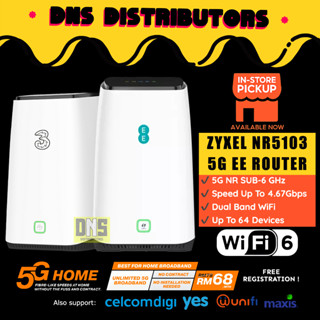 5G Umobile Yes HOME Broadband Zyxel NR5103E Modem 5G EE / 3UK Network ...
