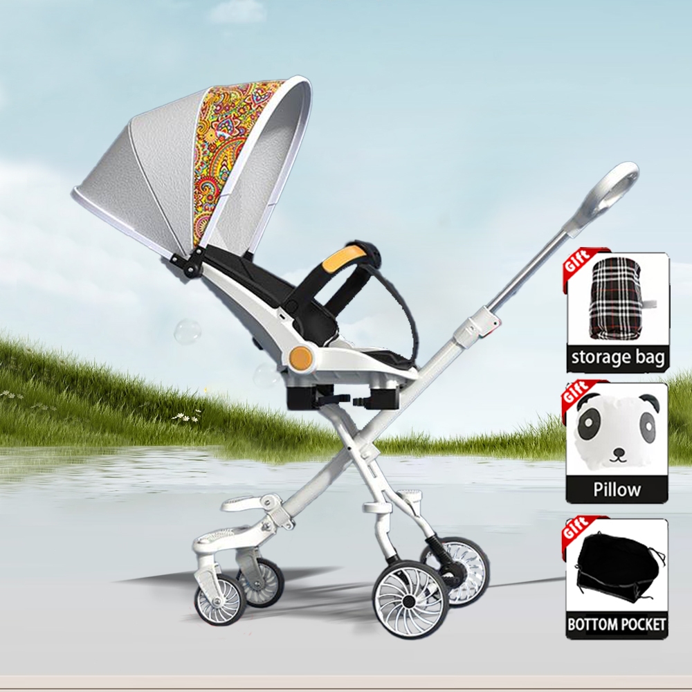 Baby stroller travel 2 way facing Lightweight Stroller 4 wheels Ultra ...
