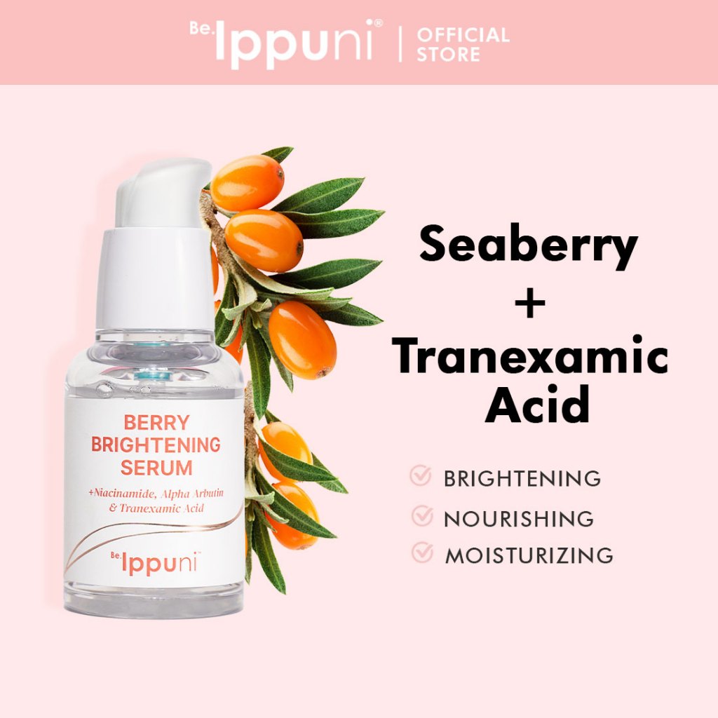 Penjagaan Kulit BE.IPPUNI Berry Brightening Serum 30ml [Niacinamide ...