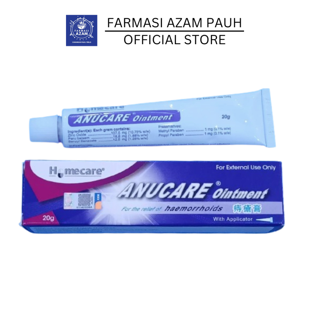 ANUCARE OINTMENT 20G WITH APPLICATOR [melegakan buasir] | Shopee Malaysia
