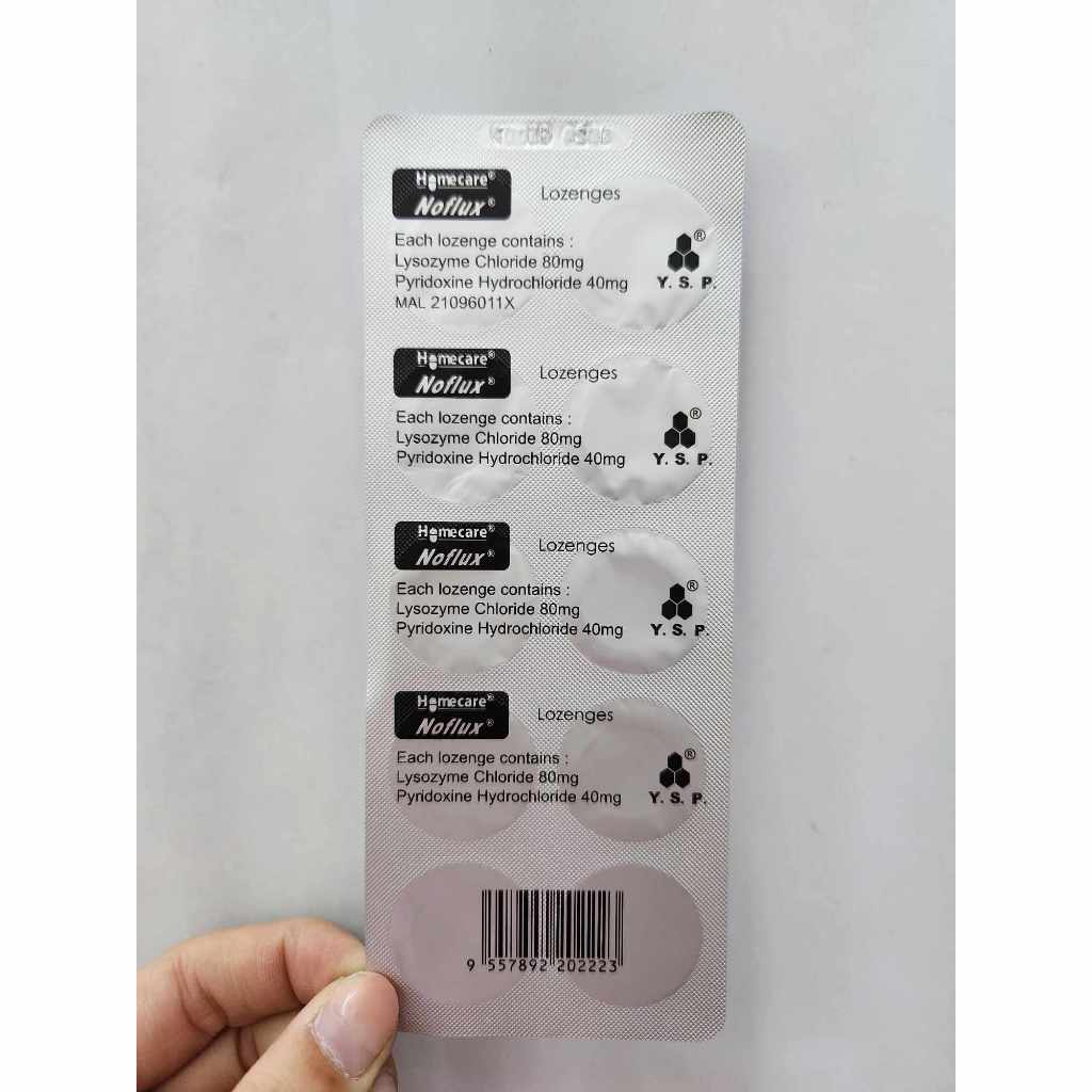 Homecare Noflux Lozenges 10's tablets | Shopee Malaysia