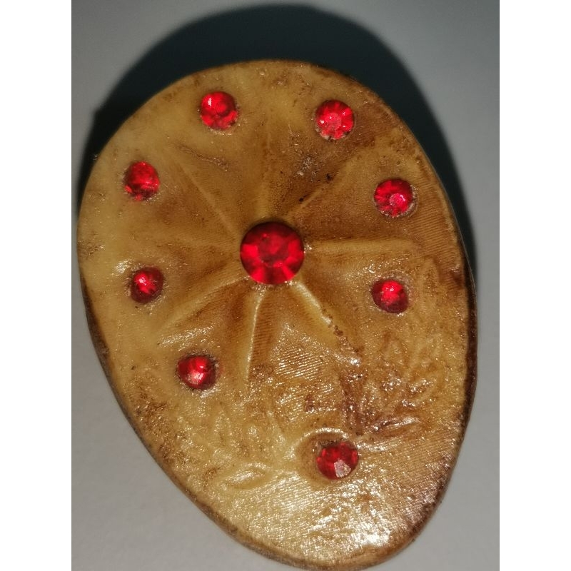 LP Pinak Special Edition Elephant Bone Lucky Star Amulet 龙婆碧纳 加厚 象骨 幸运星 ...