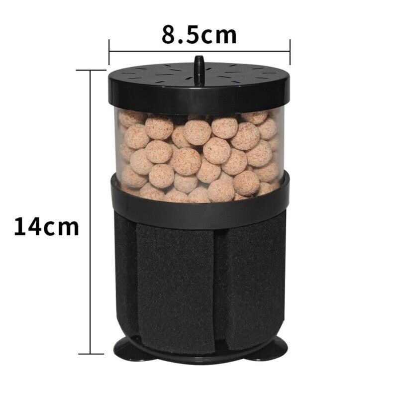 Fish tank water goblin filter three-in-one oxygen enhancing stool mini ...