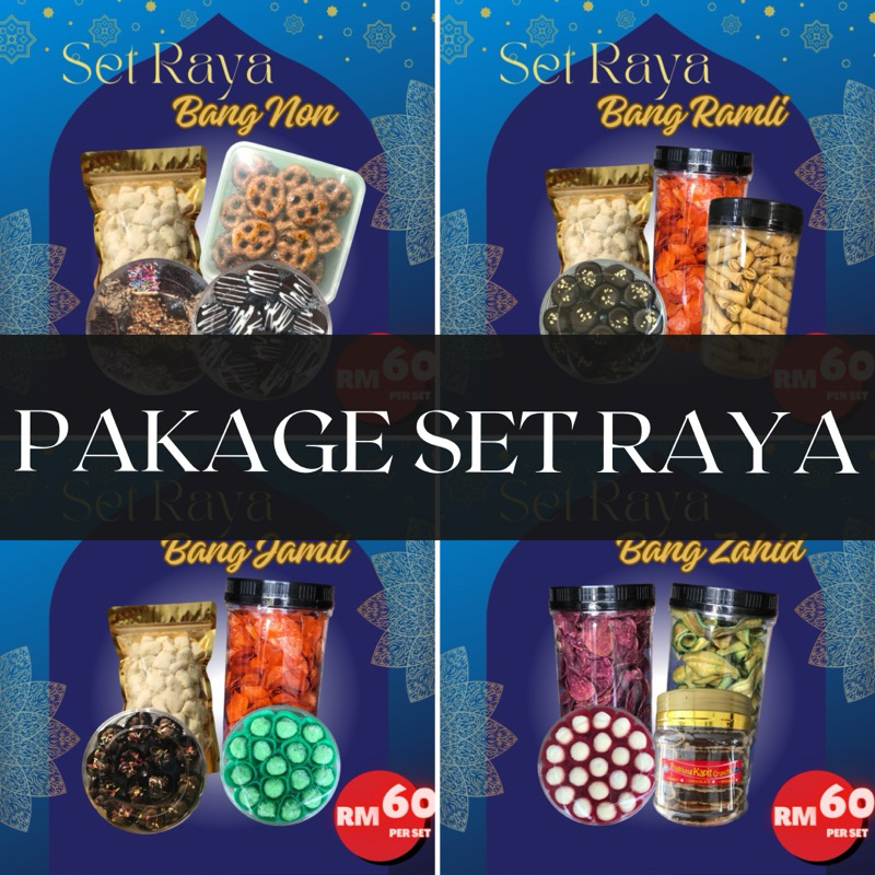 Gift Box Bundle Raya | Cenderahati | Buah tangan Raya | Kuih Raya ...