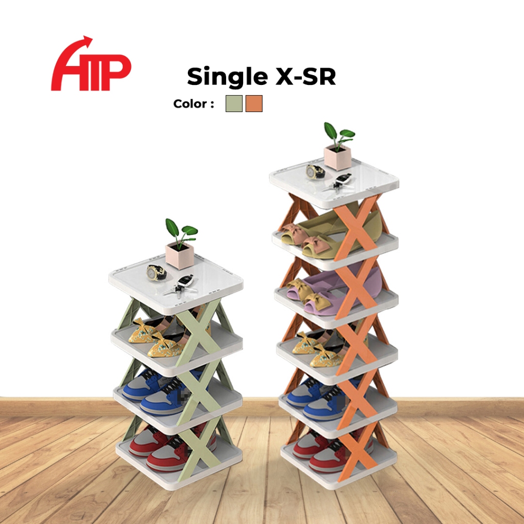 ATP Multi-layer Single X-Shoe Rack Narrow Storage Cabinet Space Saving ...