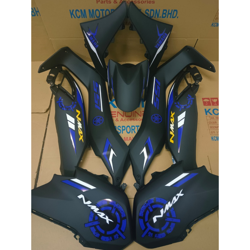 Coverset Yamaha NMAX V2 Black Color | Shopee Malaysia