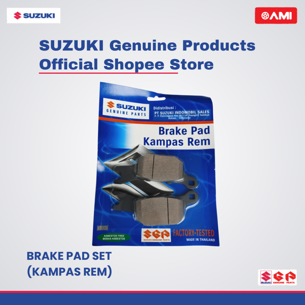 Suzuki Brake Pad Front Rear Raider GSX R S 150 Gixxer SF VStrom V ...