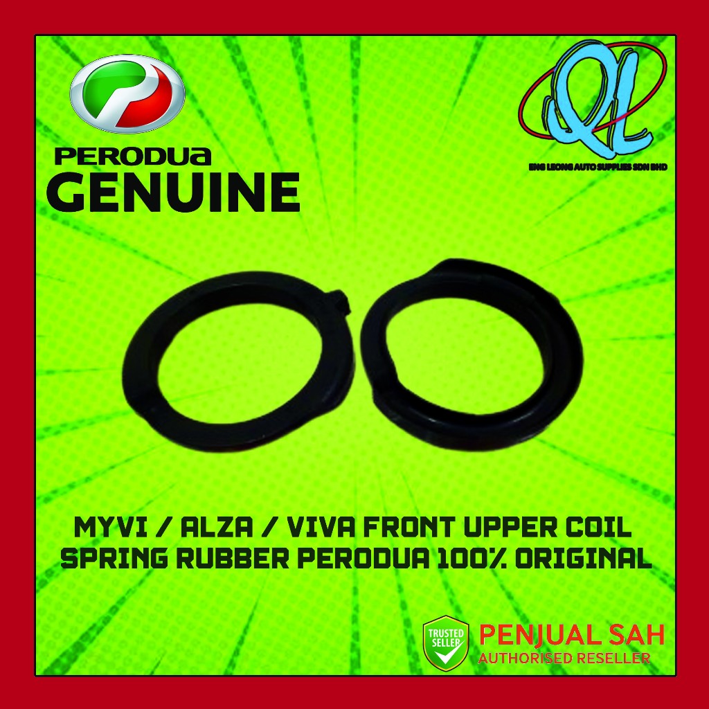 MYVI / ALZA / VIVA FRONT UPPER COIL SPRING RUBBER PERODUA 100% ORIGINAL ...