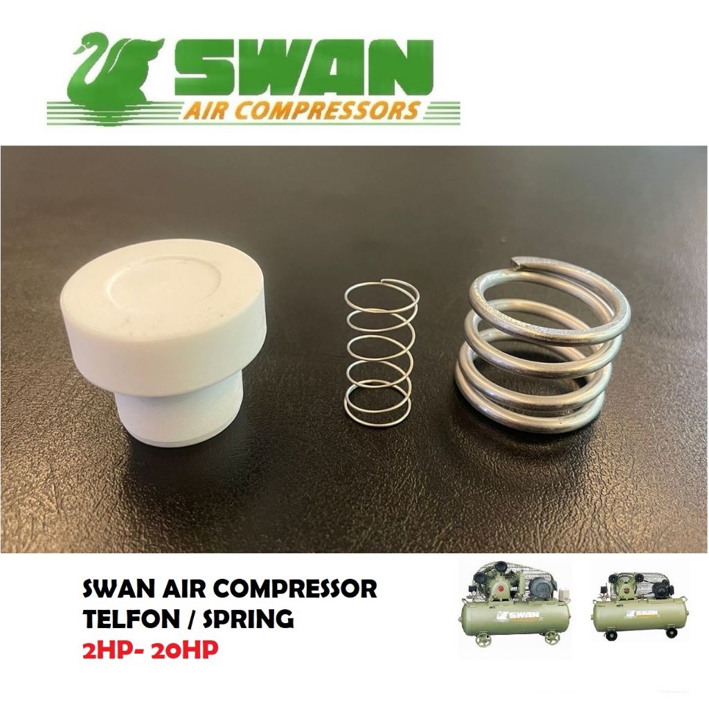 SWAN AIR COMPRESSOR 2HP-20HP TELFON W/SPRING SETS SPARE PARTS | Shopee ...