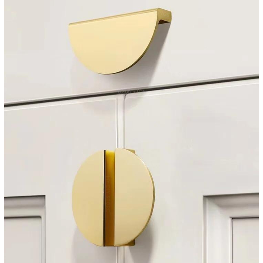 High Quality Cabinet D Shape Handle champagne Gold style Kitchen ...