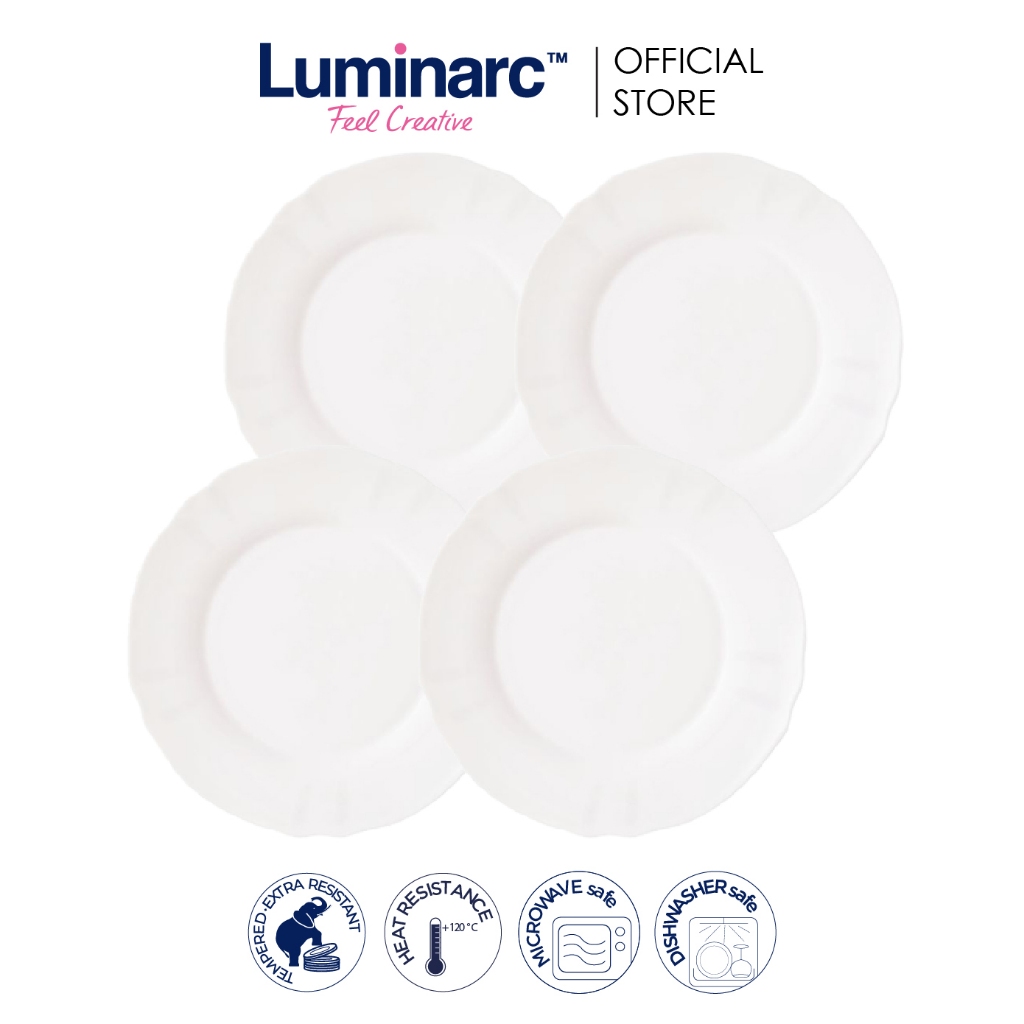 Luminarc 4Pcs Louis XV Soup Plate set- (23CM) [Model: V7113 ...