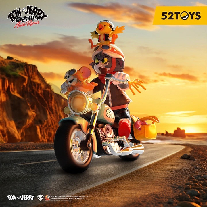 Tom and Jerry Classic Auto Rider Limited Edition Figure 猫和老鼠复古机车限量版手办 ...