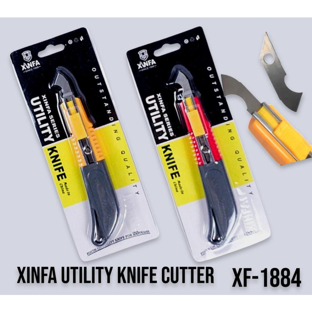 AKINA SAVE XINFA Book Hook Utility Knife Cutter Blade Pisau Tolak Pemotong Hobby Acrylic Hook ...